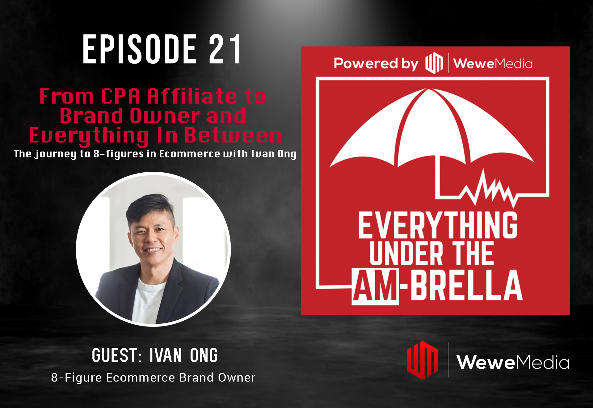 EPISODE #21: The Journey To 8-Figures In Ecommerce With Ivan Ong - Wewe Media